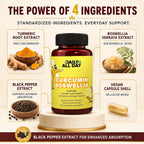 Natural anti-inflammatory turmeric capsules