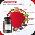 Natural anti-inflammatory turmeric capsules