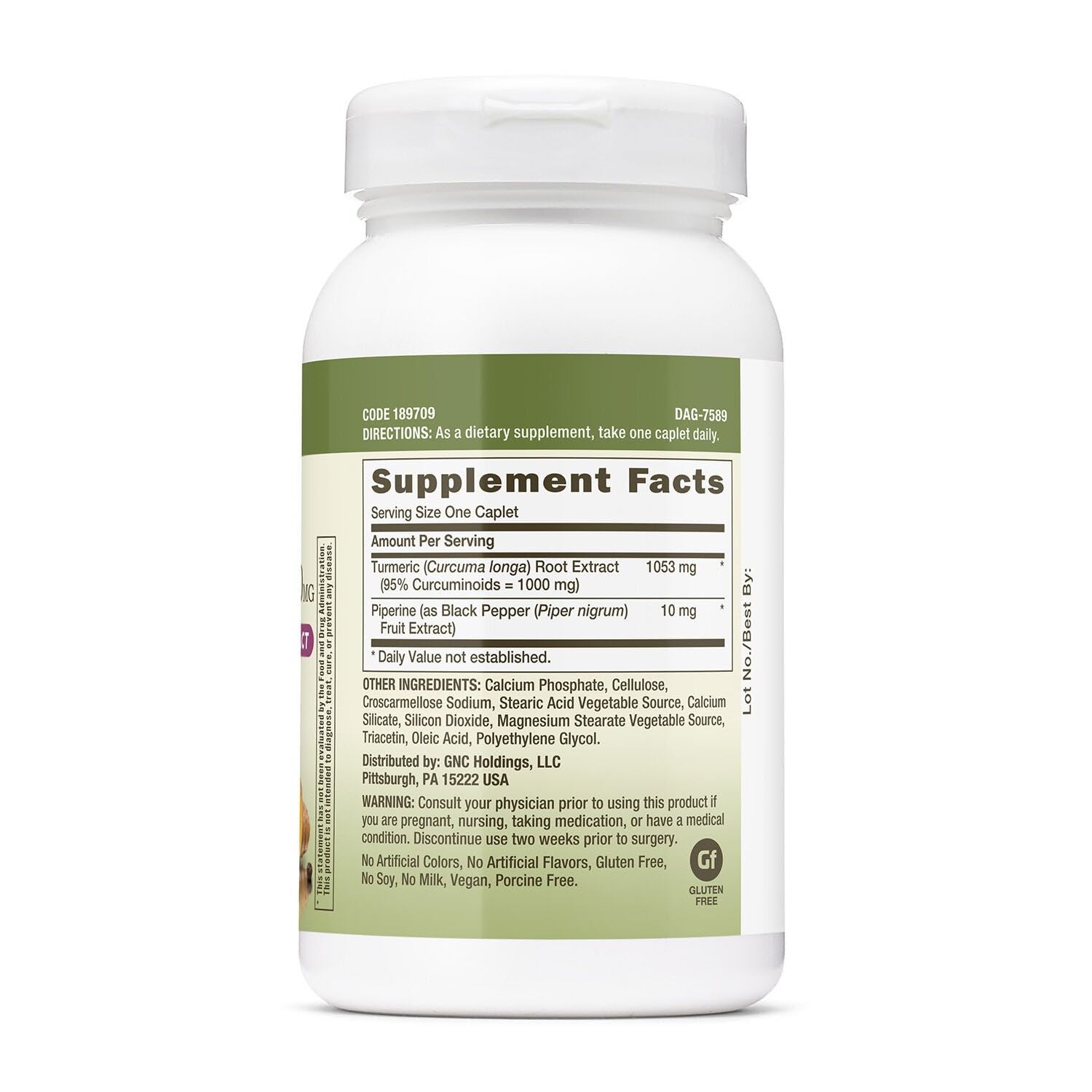 Natural anti-inflammatory turmeric capsules