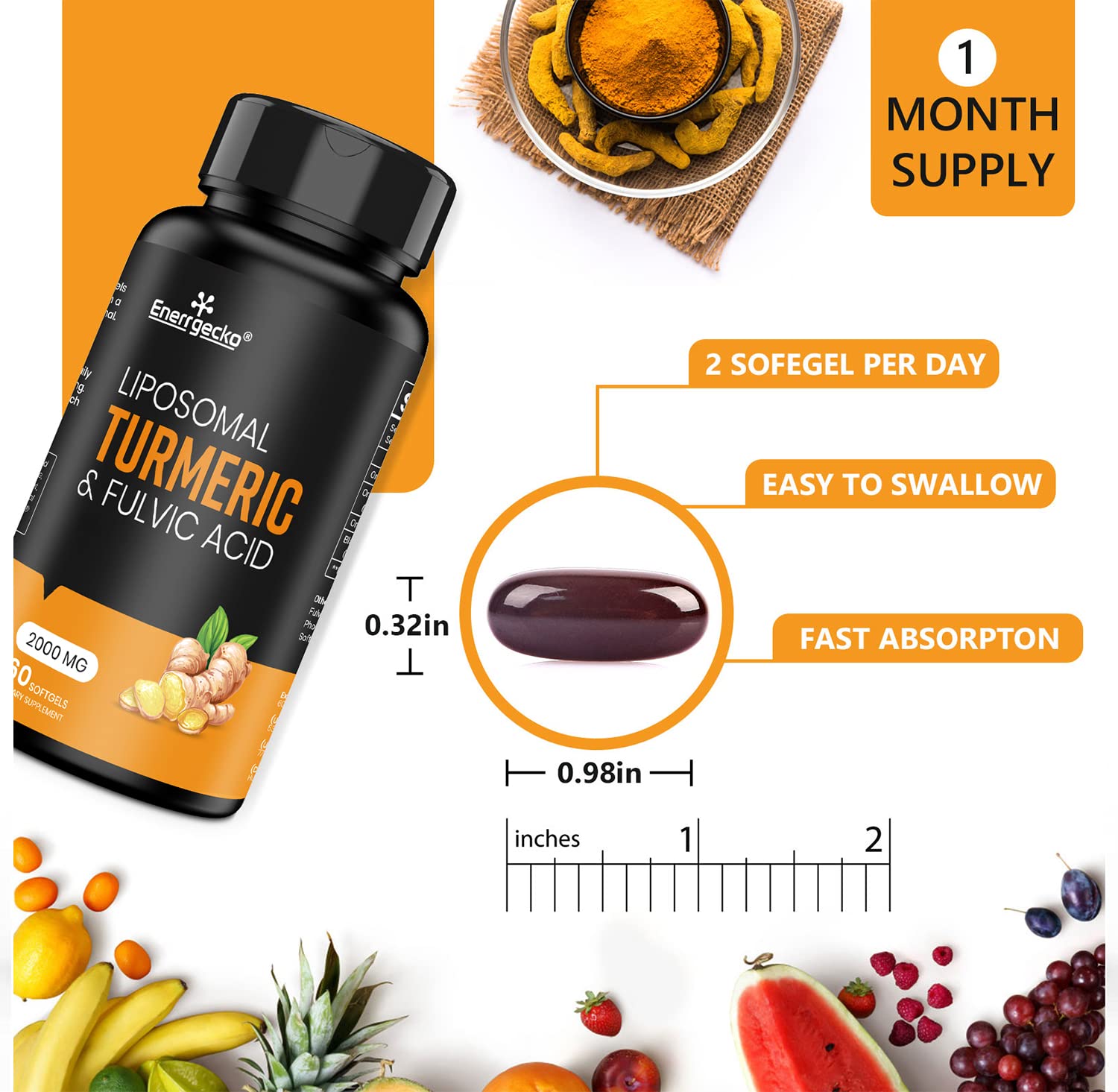 natural anti-inflammatory turmeric capsules