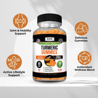 Natural anti-inflammatory turmeric gummies