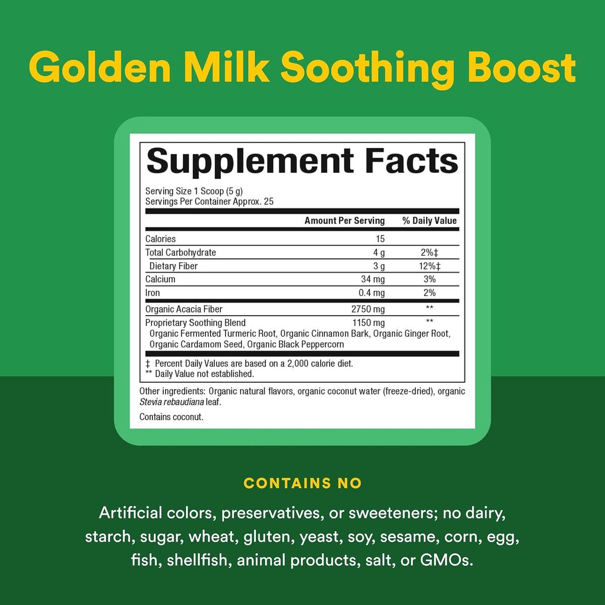 Natural anti-inflammatory turmeric powder