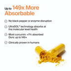Natural anti-inflammatory turmeric supplement
