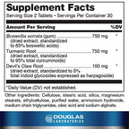 Natural anti-inflammatory turmeric supplement