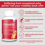 Natural anti-inflammatory turmeric supplement