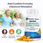 Natural anti-inflammatory turmeric supplement
