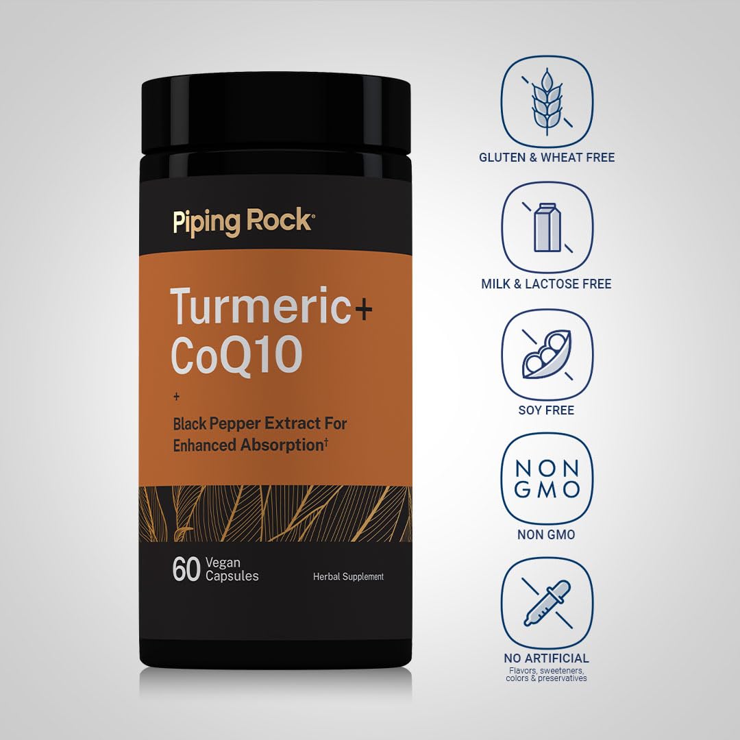 Natural anti-inflammatory turmeric supplement