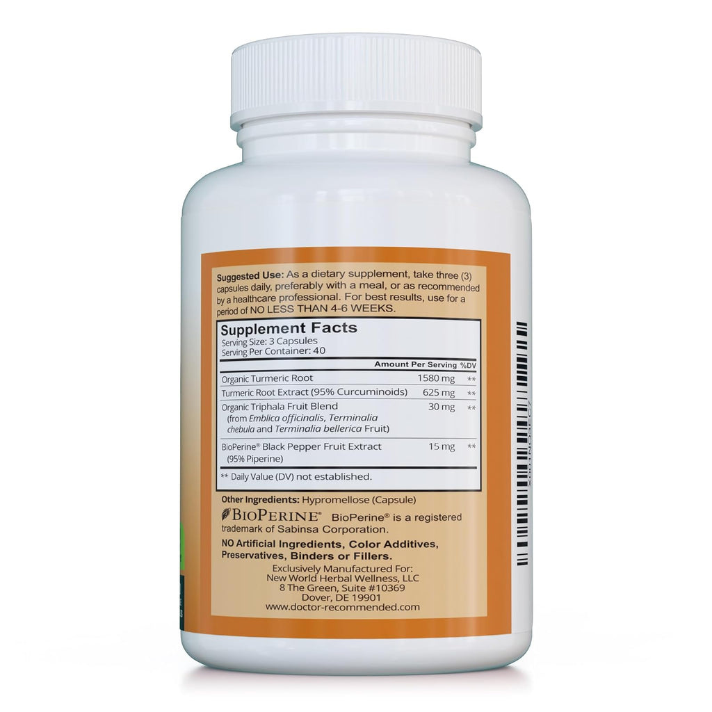 natural anti-inflammatory turmeric supplement