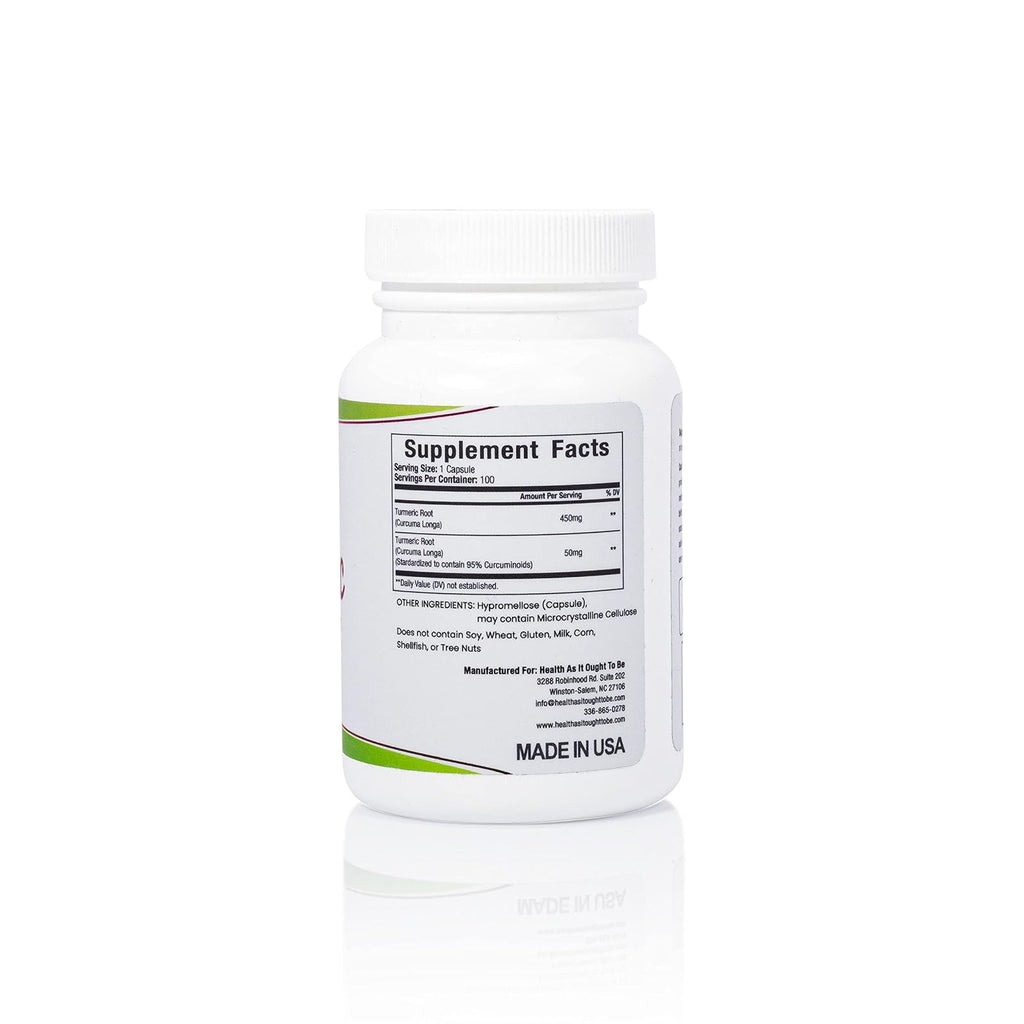 Natural anti-inflammatory turmeric supplement