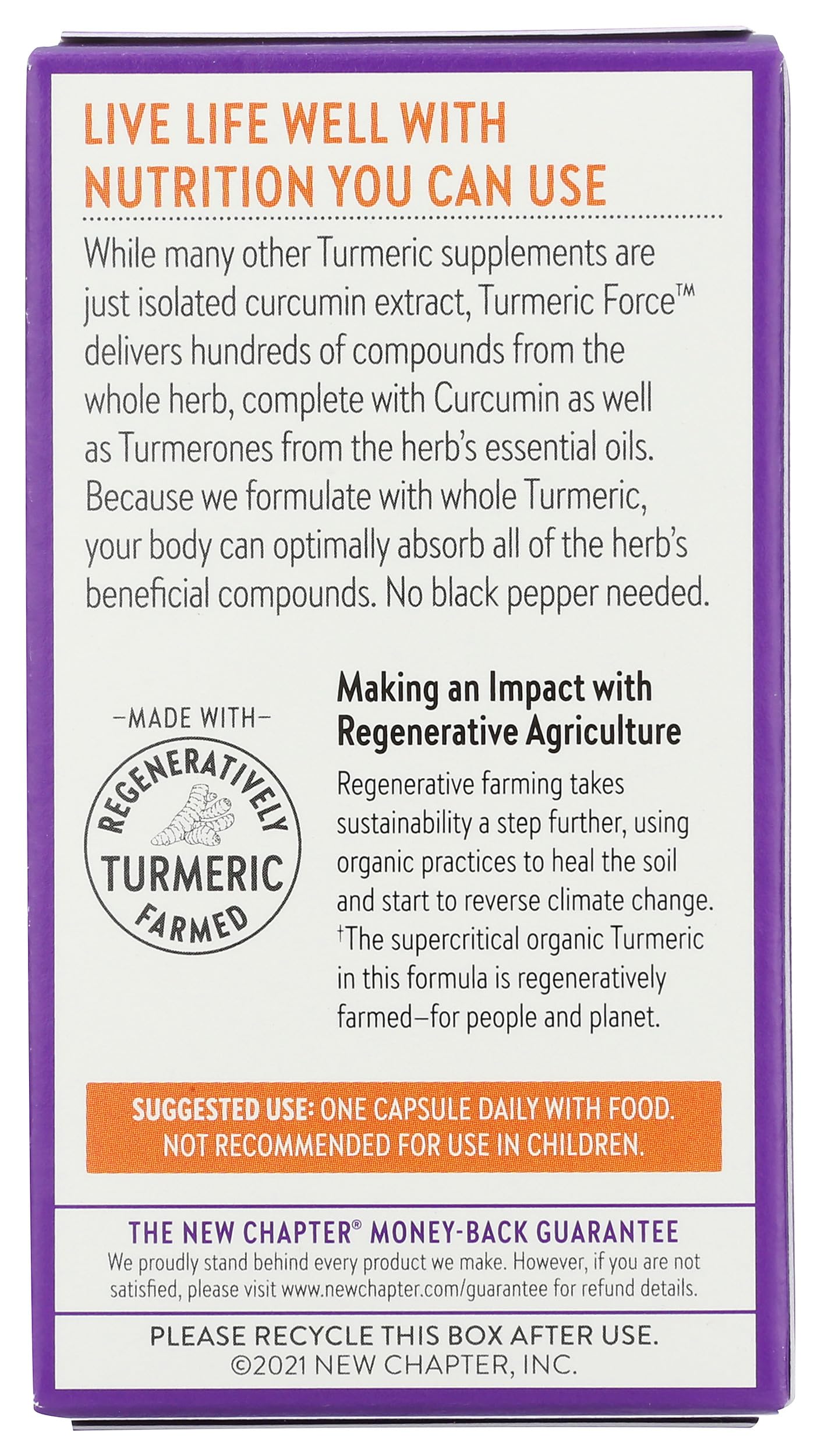 natural anti-inflammatory turmeric supplement