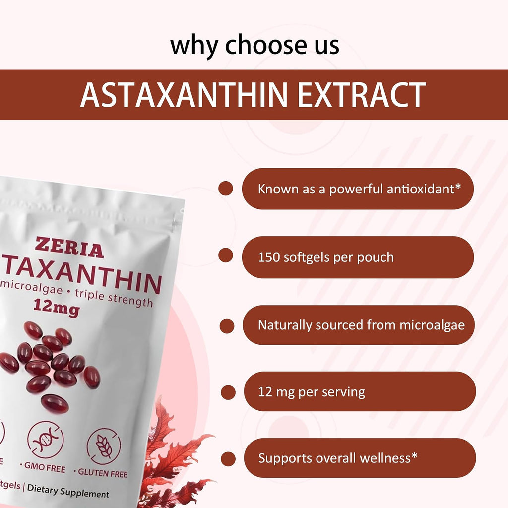 natural anti-inflammatory ZERIA astaxanthin