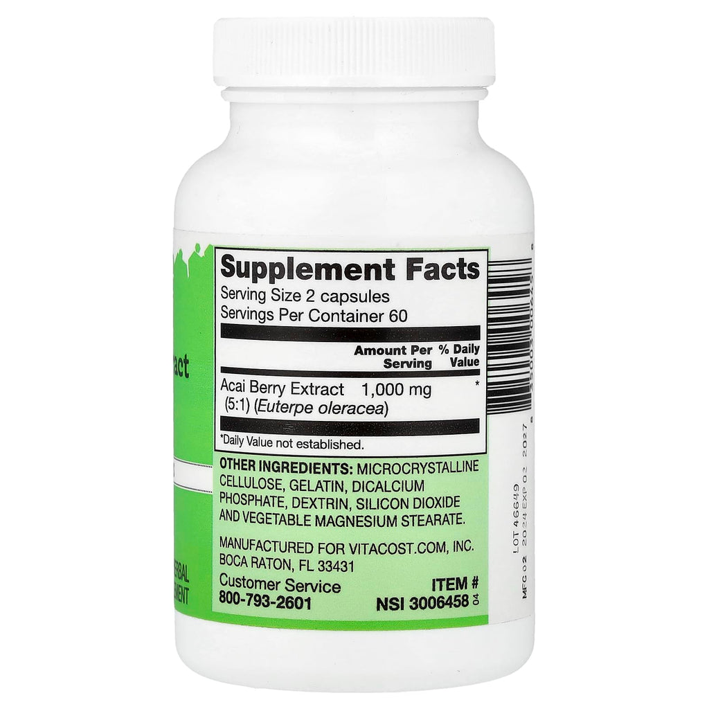 natural antioxidant acai berry extract