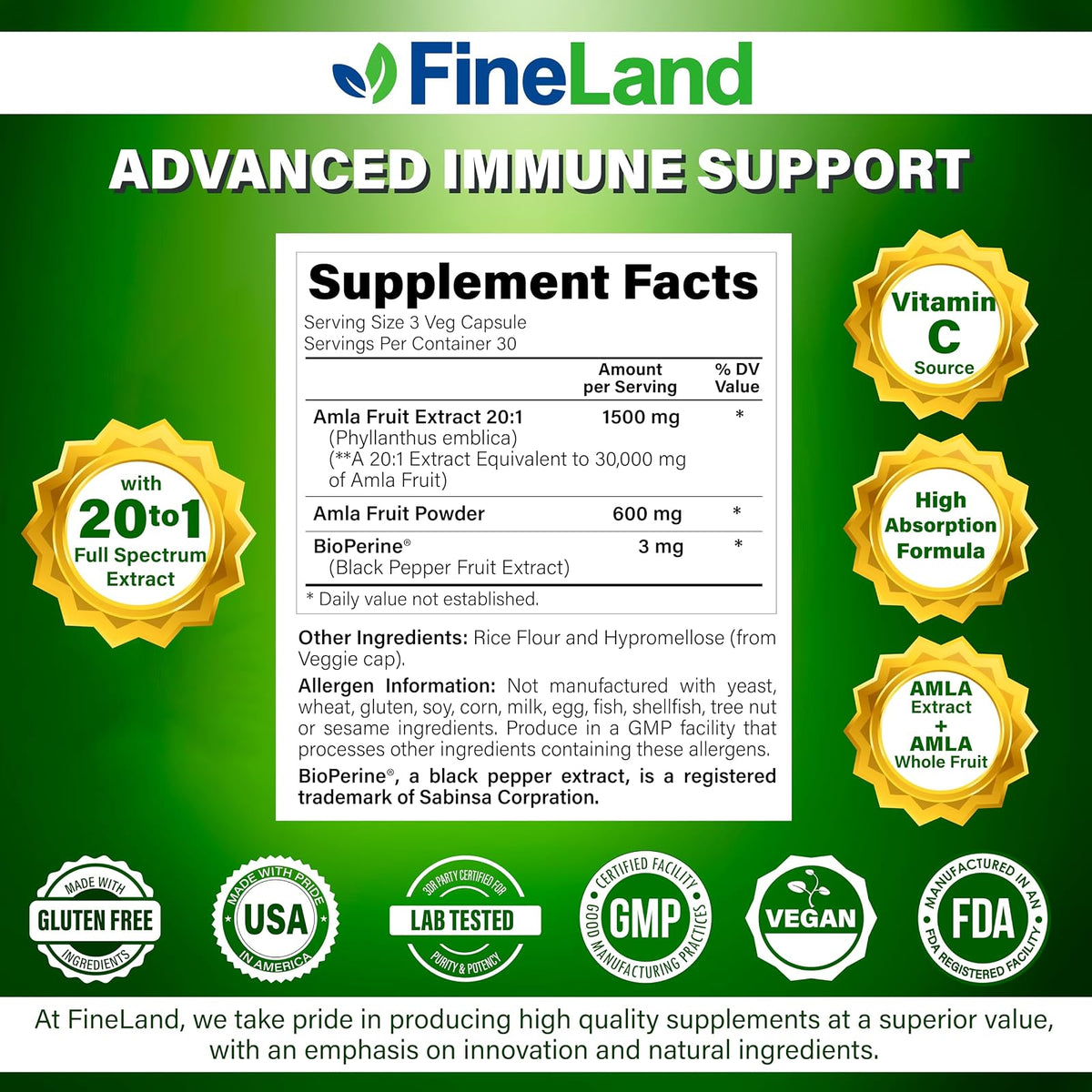 natural antioxidant Amla capsules