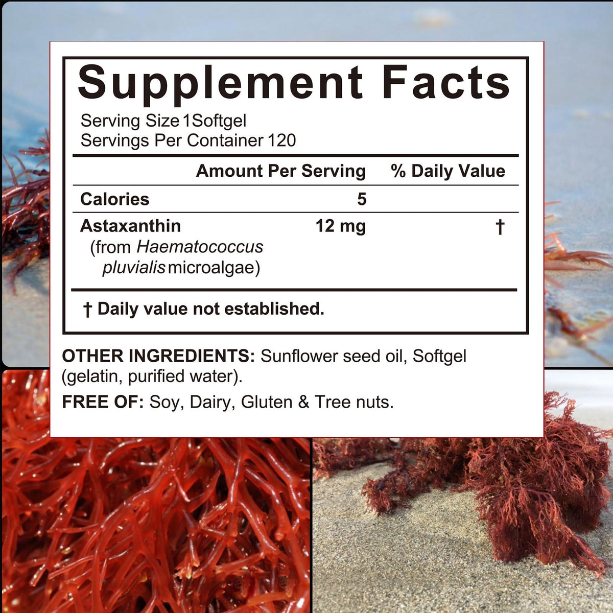 Natural antioxidant Astaxanthin benefits