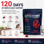 Natural antioxidant astaxanthin supplement