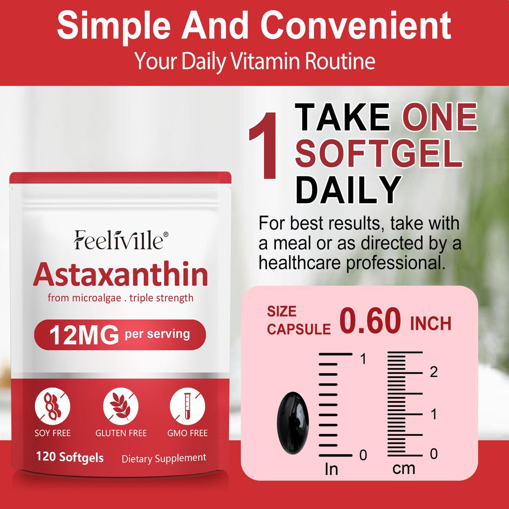 Natural antioxidant Astaxanthin supplement