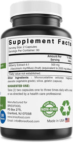 natural antioxidant bilberry extract