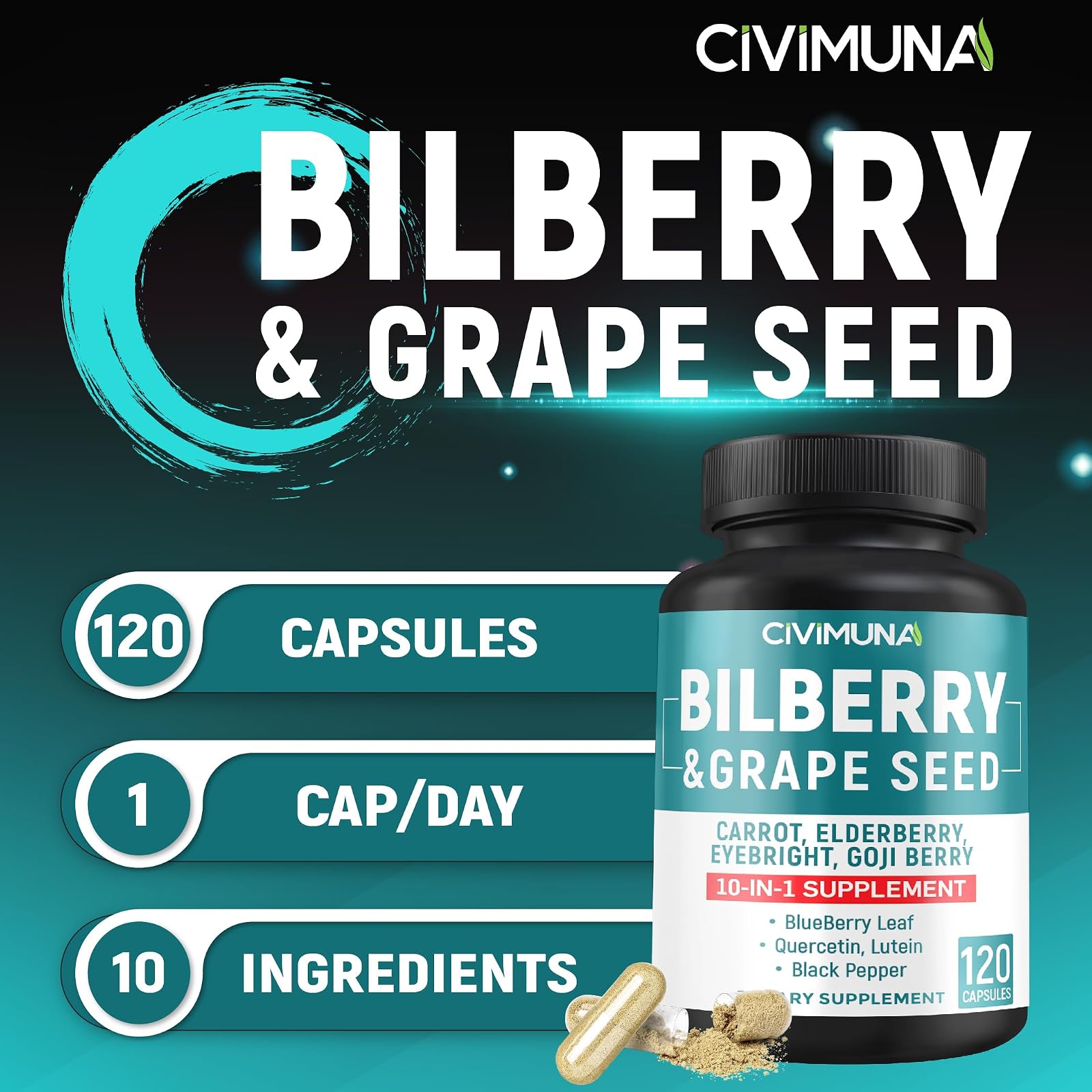 natural antioxidant bilberry supplement
