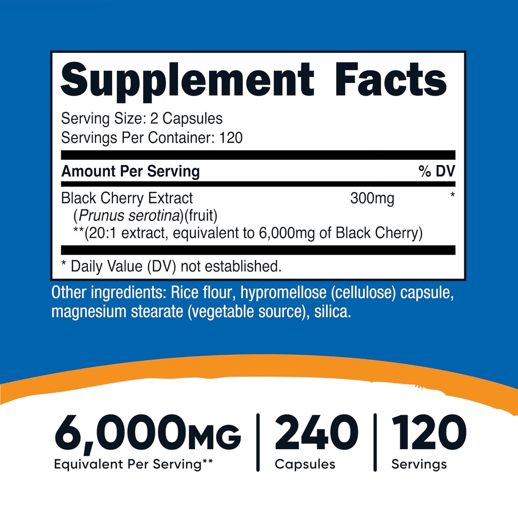 natural antioxidant black cherry supplement
