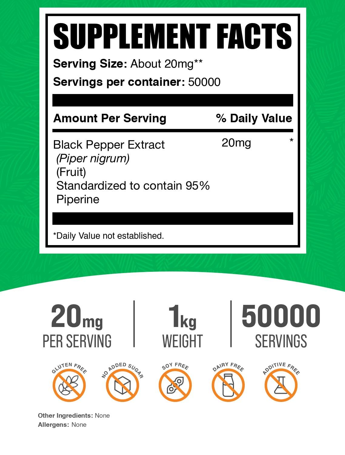 Natural antioxidant blended vitamins