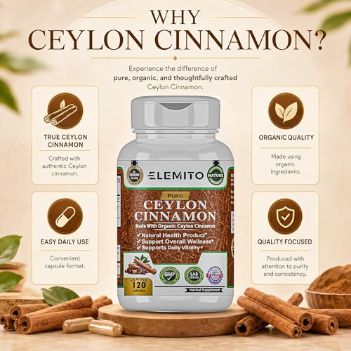 Natural antioxidant Ceylon cinnamon capsules