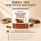 Natural antioxidant cinnamon softgels