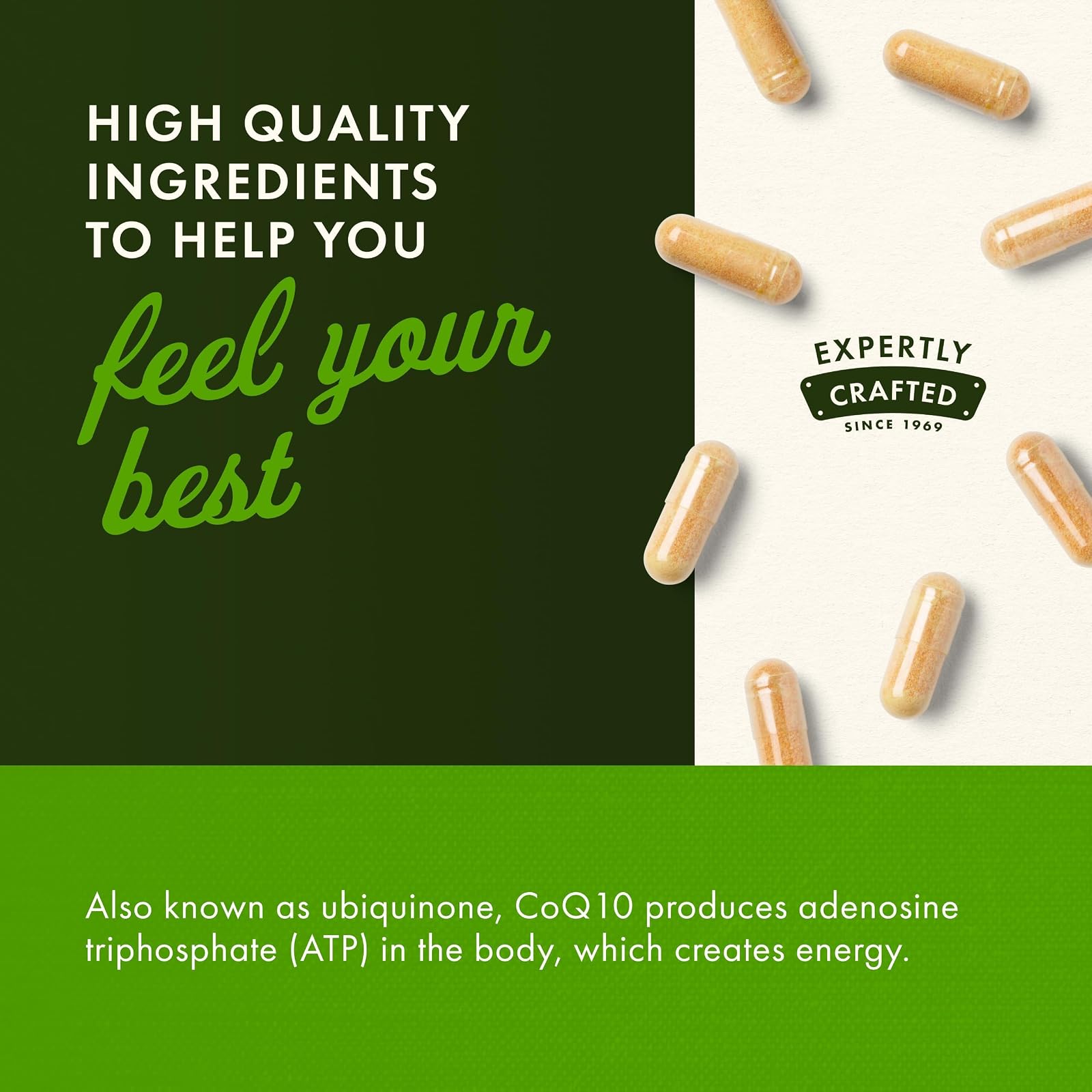natural antioxidant CoQ10 capsules