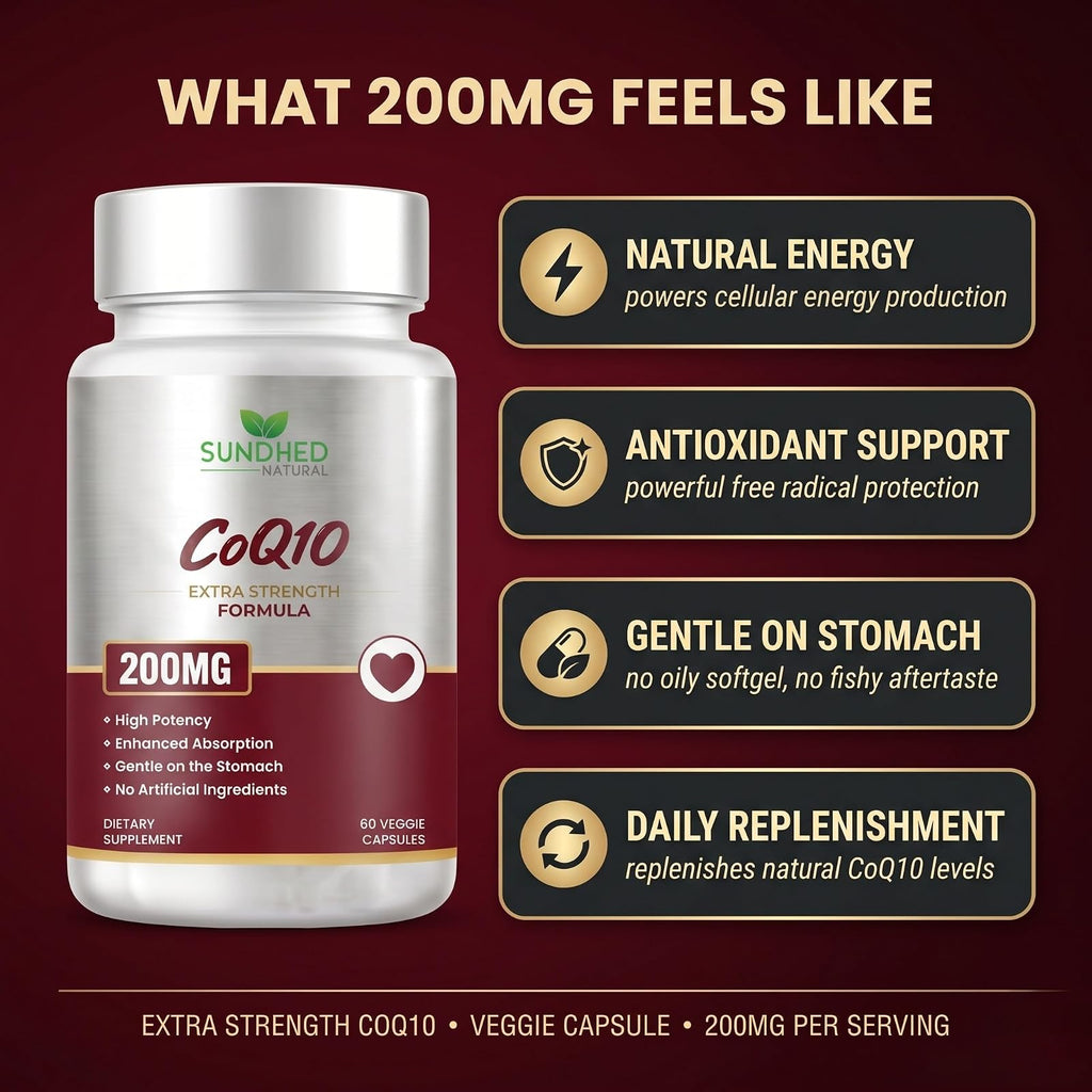 Natural antioxidant CoQ10 capsules