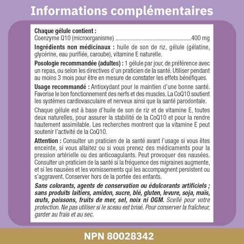 Natural antioxidant CoQ10 for wellness