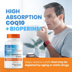 Natural antioxidant CoQ10 supplement