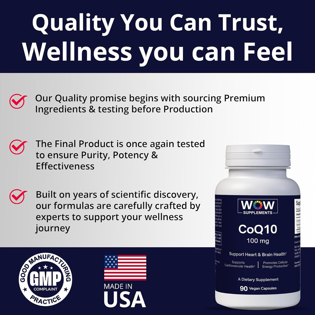 Natural antioxidant CoQ10 with Hawthorn