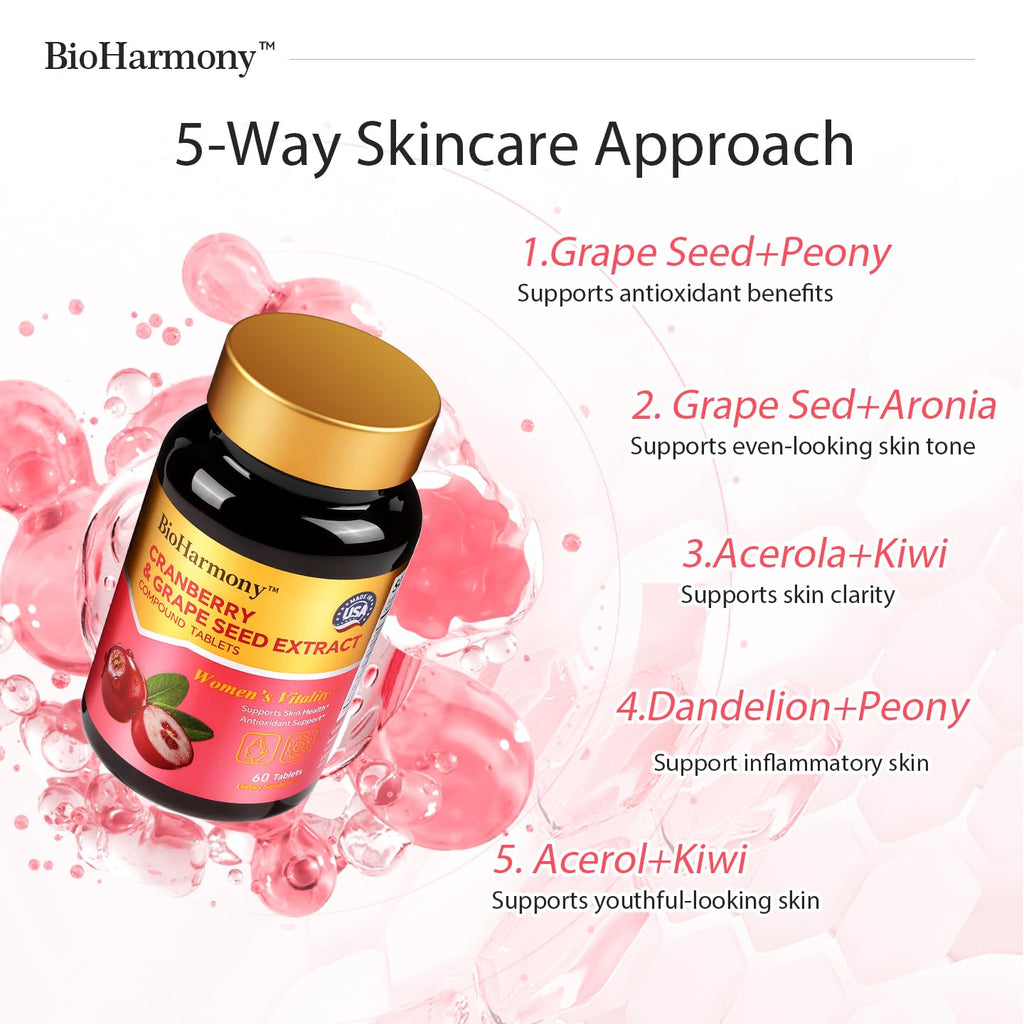 Natural antioxidant cranberry capsules