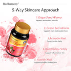 Natural antioxidant cranberry capsules