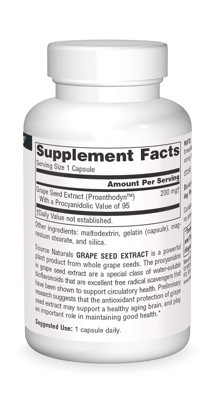 natural antioxidant grape seed extract