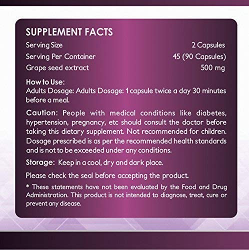 natural antioxidant grape seed extract
