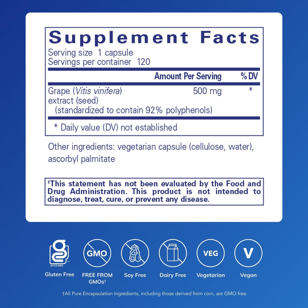 natural antioxidant grape seed extract