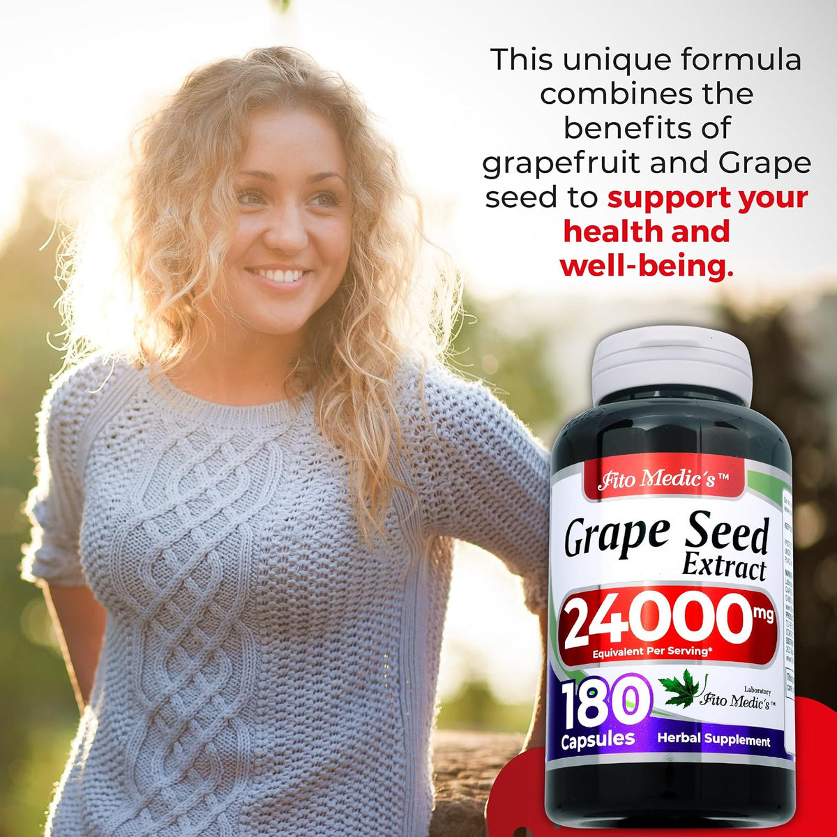 natural antioxidant grape seed supplement
