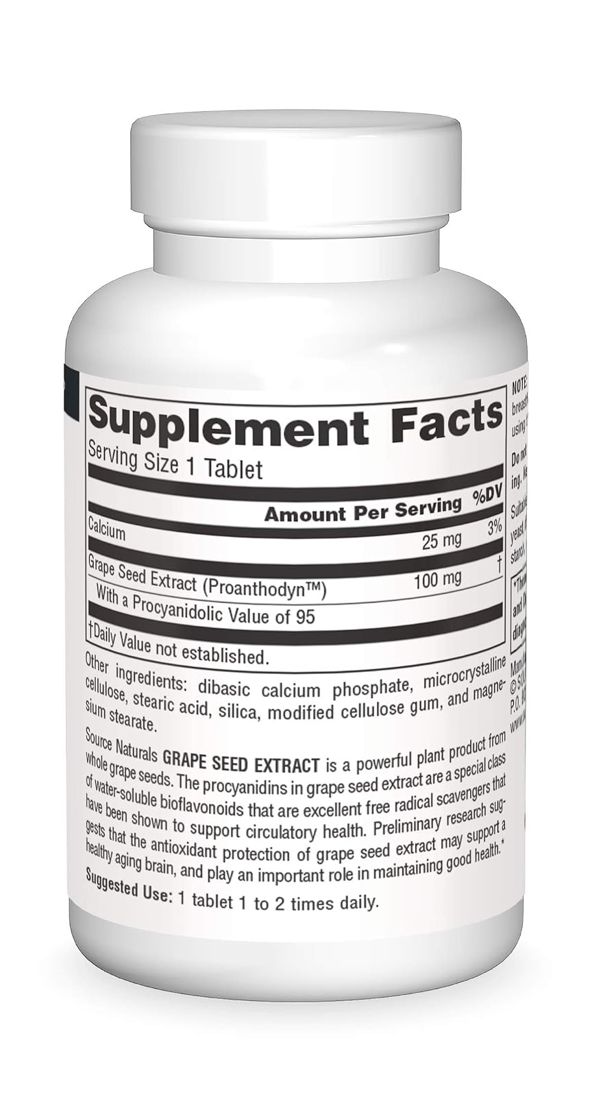 natural antioxidant grape seed supplement