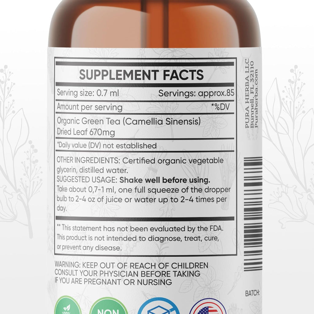 Natural antioxidant green tea extract