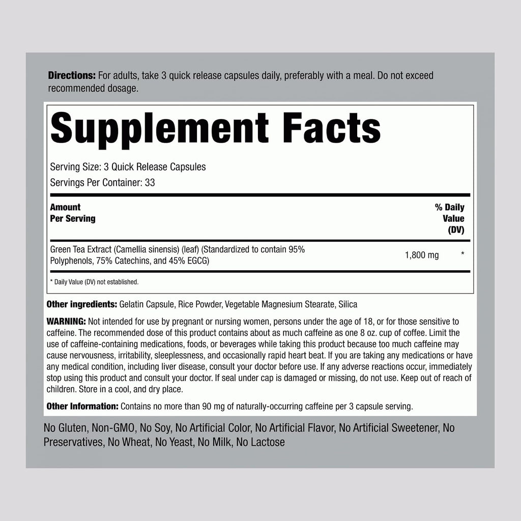 natural antioxidant green tea extract