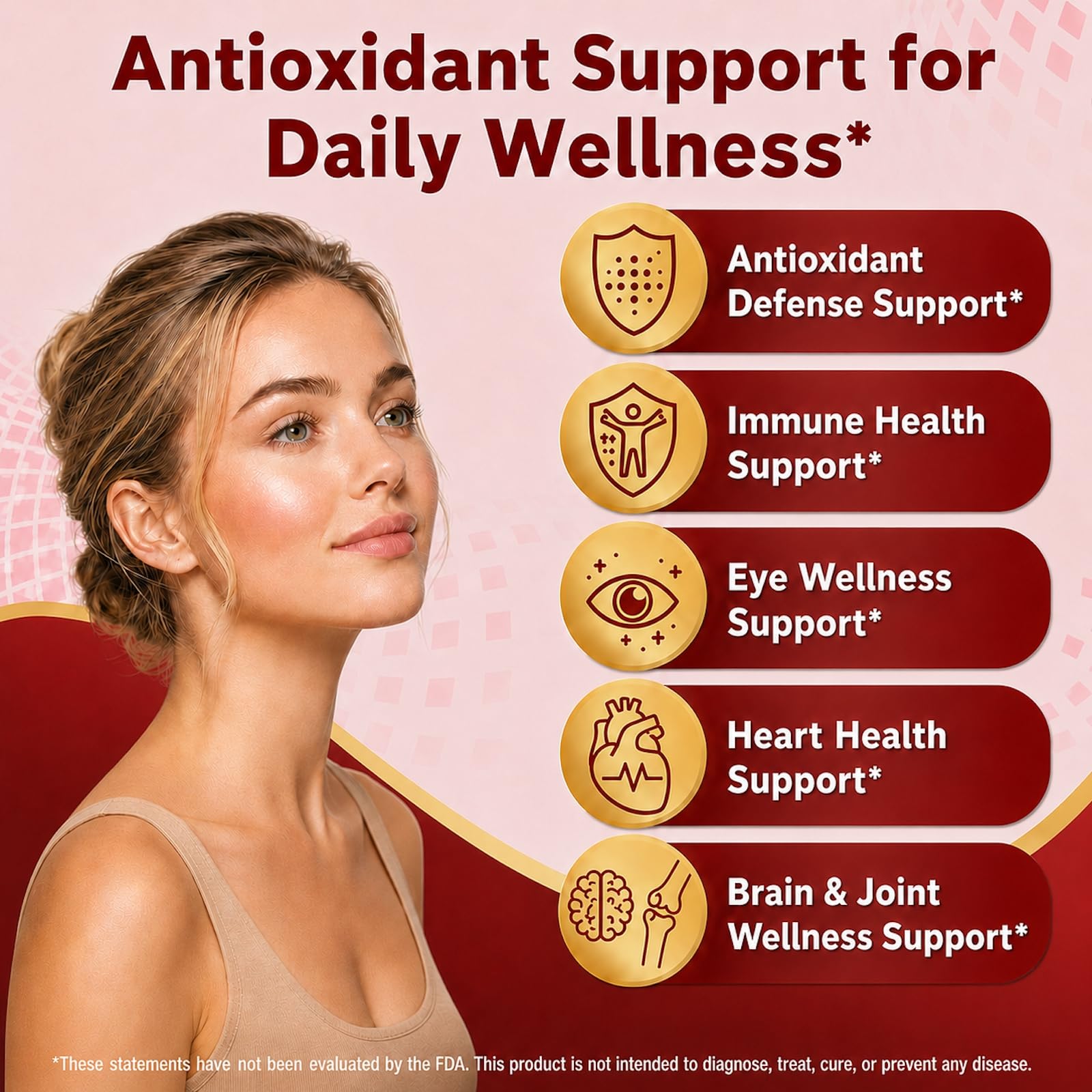 Natural antioxidant gummies for wellness