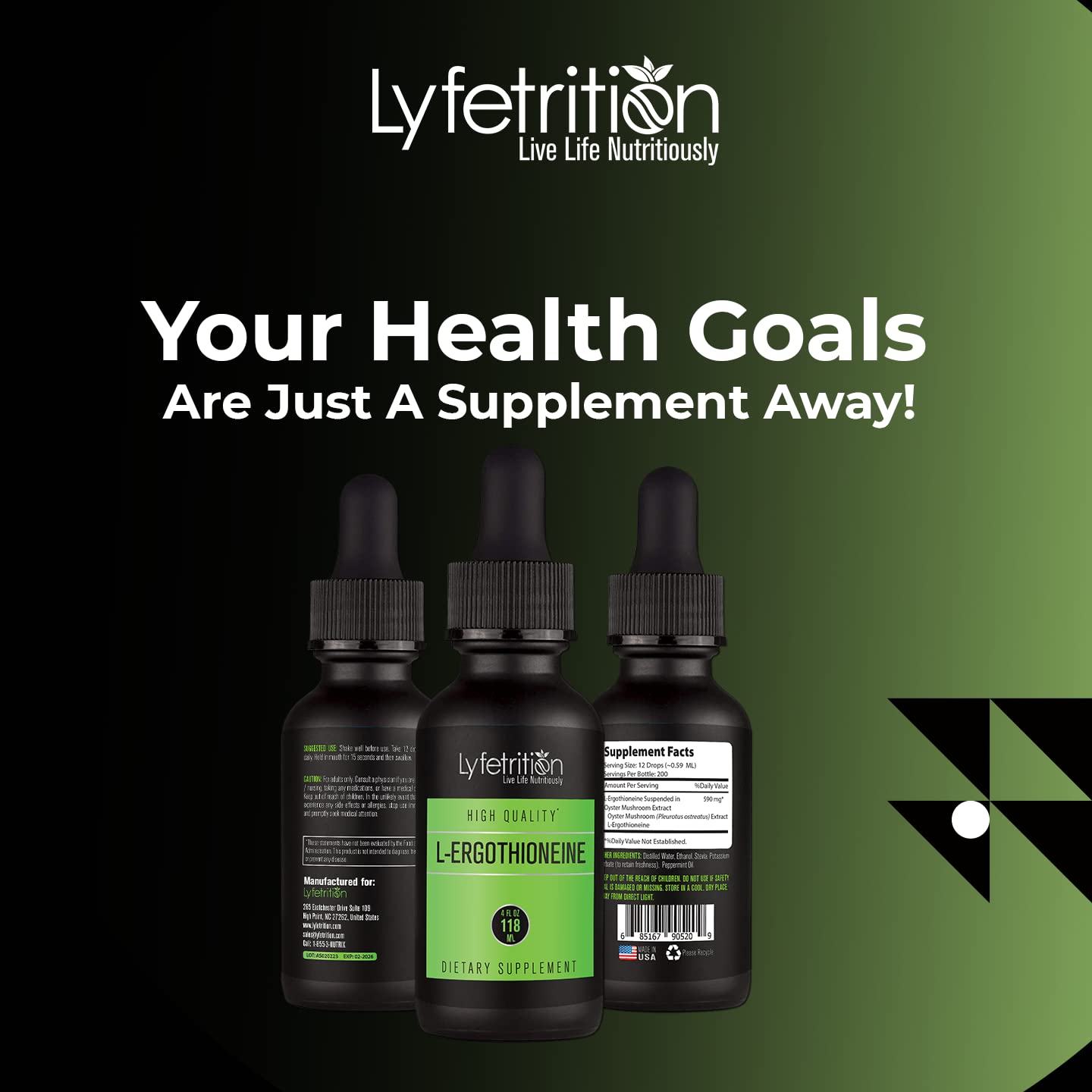 Natural antioxidant L-Ergothioneine formula