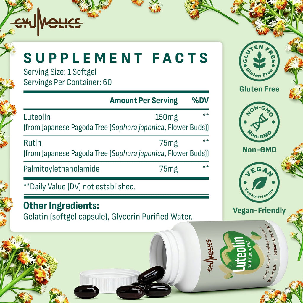 Natural antioxidant Luteolin benefits