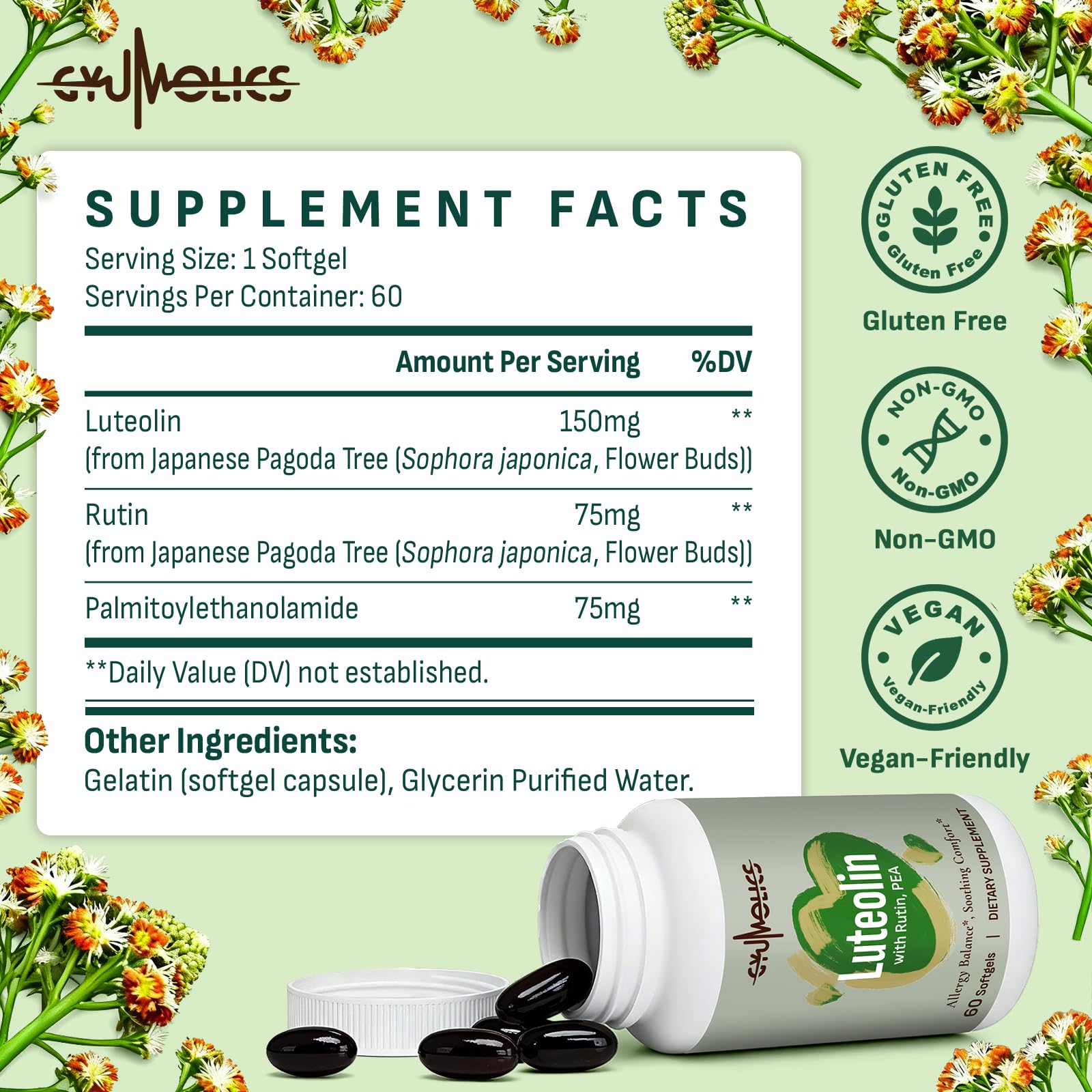 Natural antioxidant Luteolin benefits