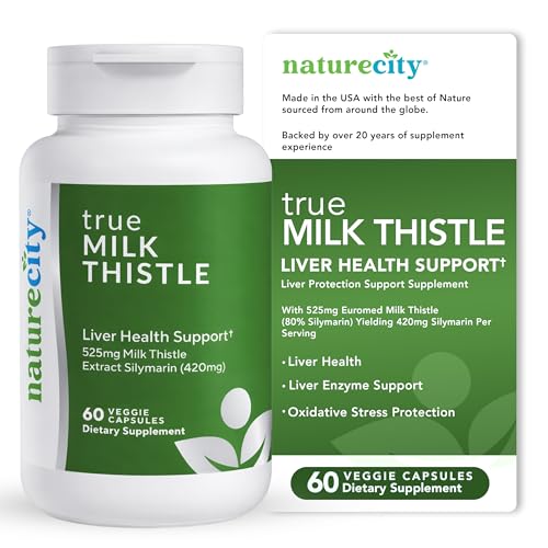 natural antioxidant milk thistle capsules