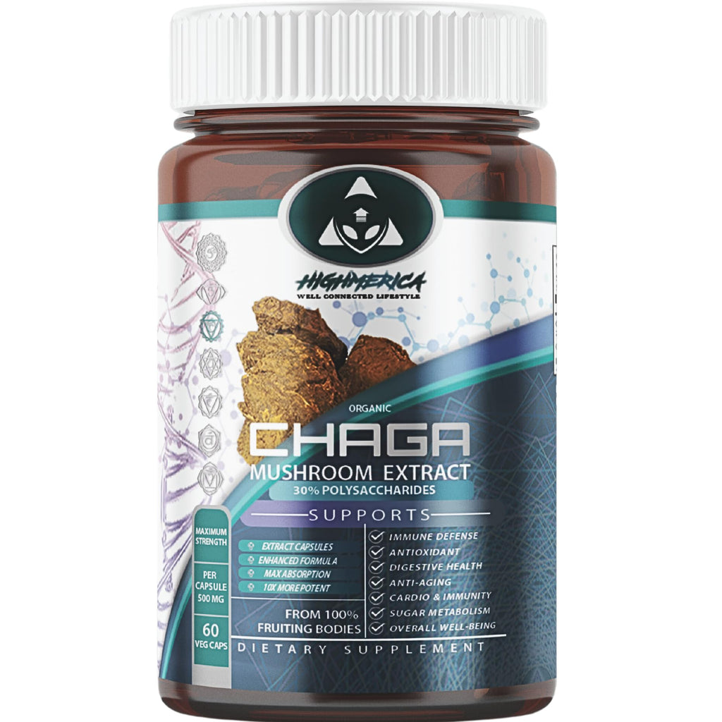 Natural antioxidant mushroom capsules