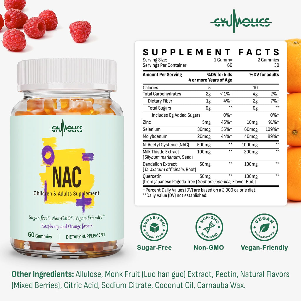 natural antioxidant NAC gummies