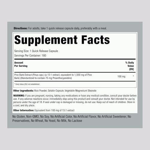 natural antioxidant pine bark extract