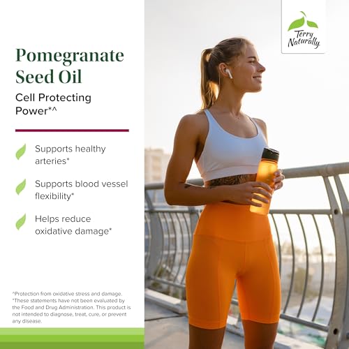 Natural antioxidant pomegranate softgels