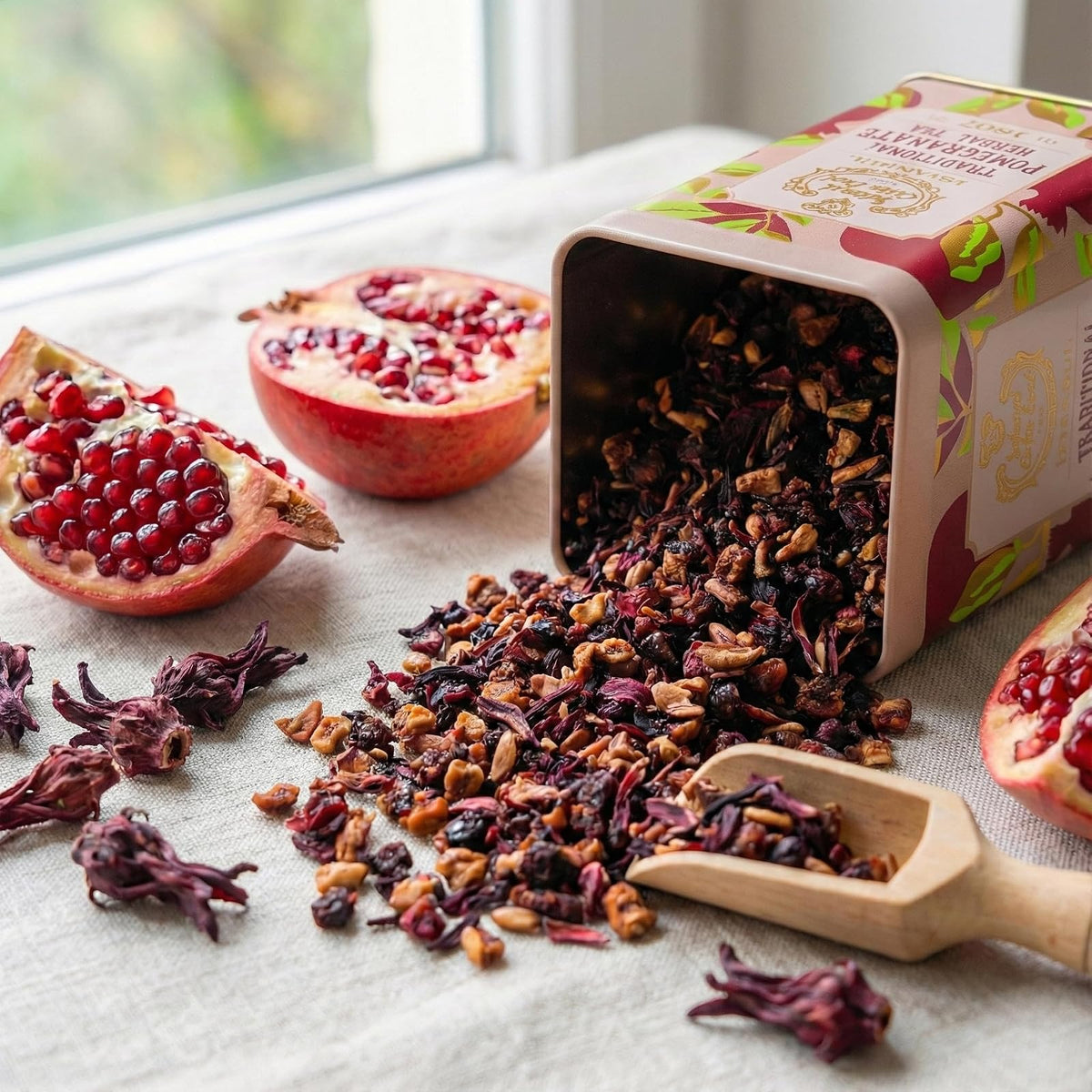 natural antioxidant pomegranate tea